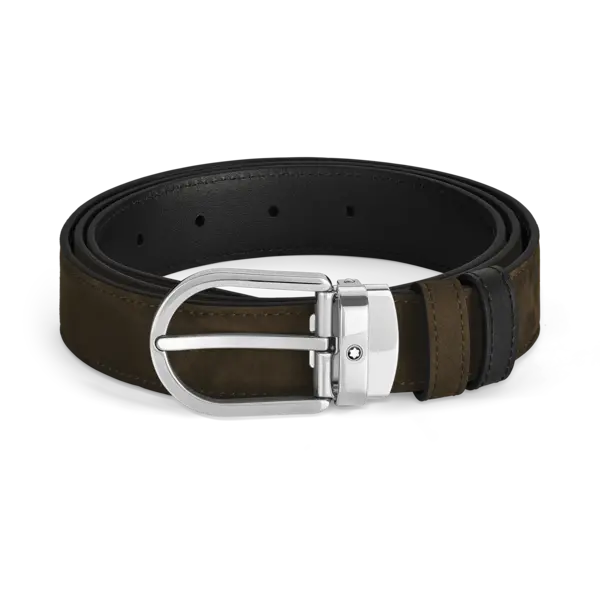 Montblanc Horseshoe Buckle Belt - Black | Brown